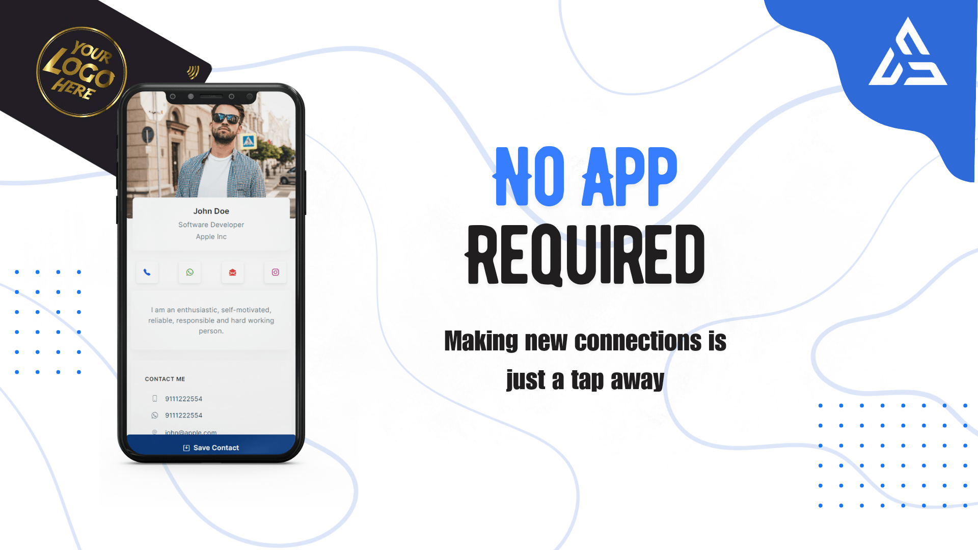 Get Your Deltacard Today - NFC Business Card